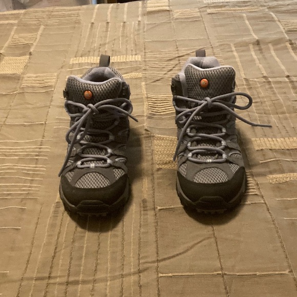 Merrell | Shoes | Merrill Hiking Boots Size 85 Greyperiwinkle Never ...